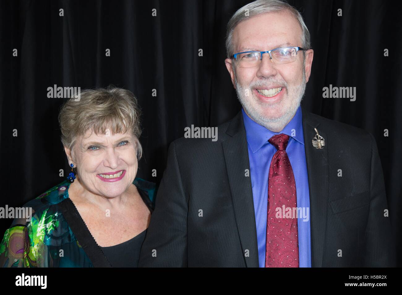 Alice Tlusty Maltin and Leonard Maltin attend The 41st Annual Los ...