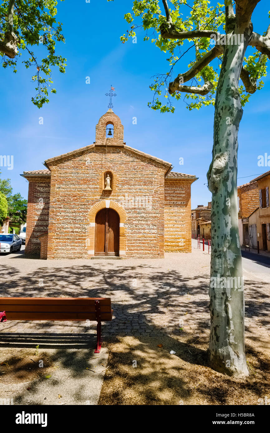 Chapel Notre-Dame-de-la-Compassion, Lavernose-Lacasse, France Stock ...