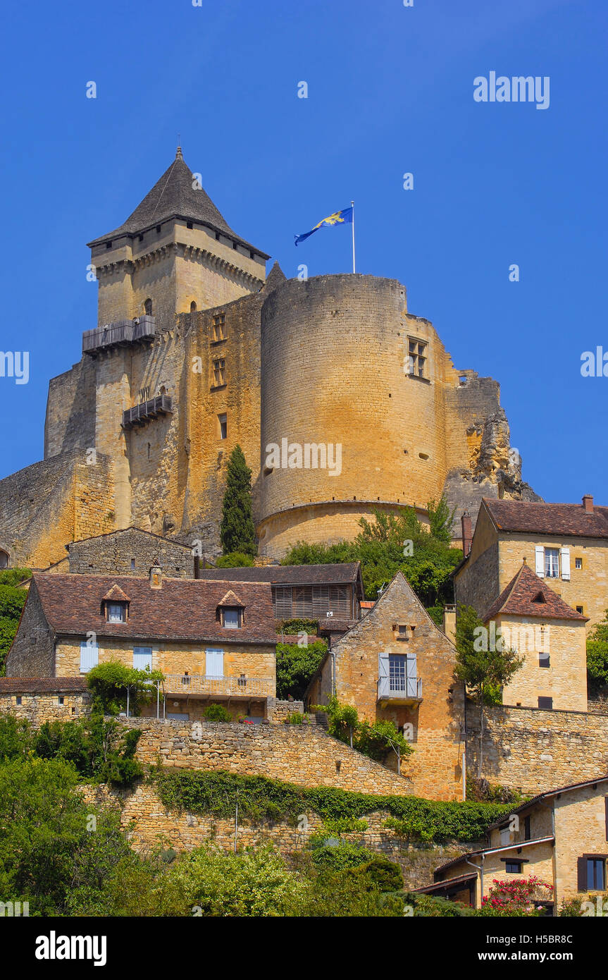 Castelnaud, Castle, Castelnaud la Chapelle, Perigord, Dordogne valley ...