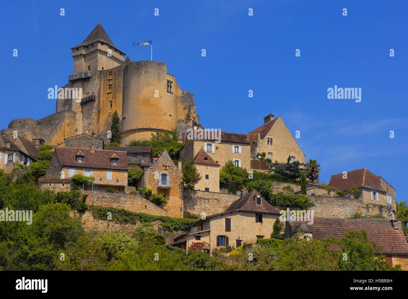 Castelnaud, Castle, Castelnaud la Chapelle, Perigord, Dordogne valley ...