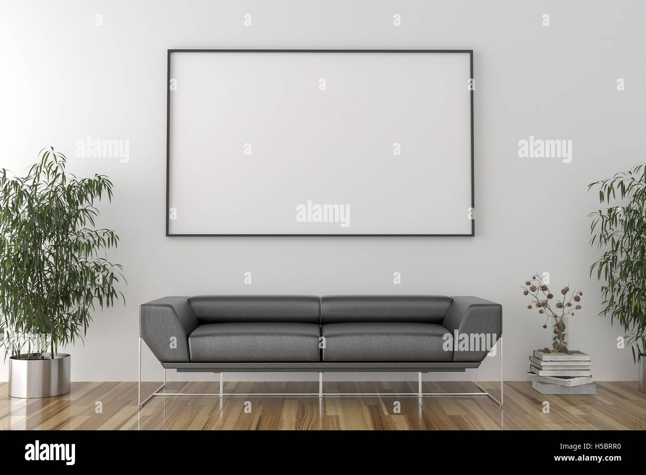 Blank frame wall hi-res stock photography and images - Alamy