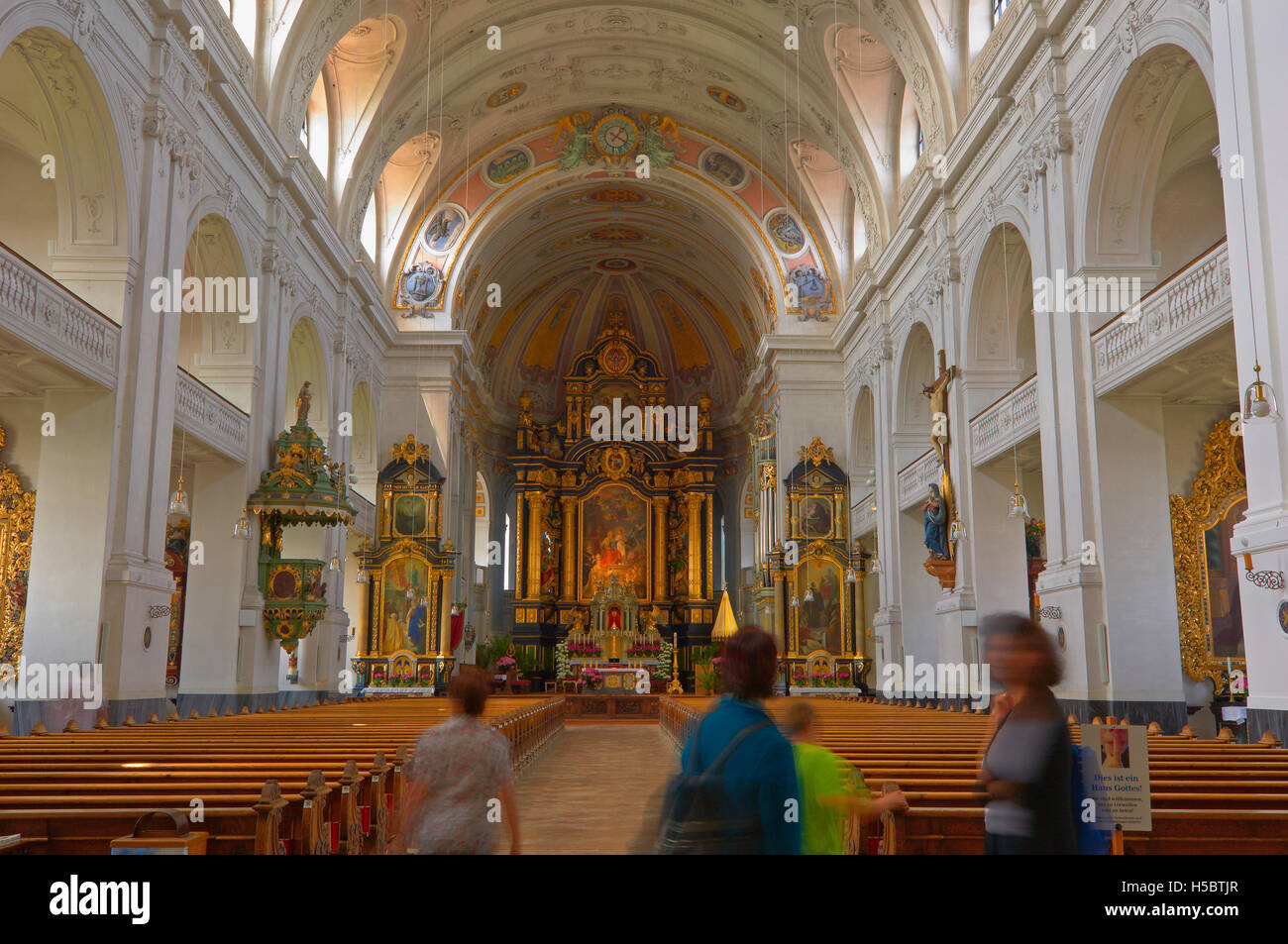 Baroque interior st anna church hi-res stock photography and images - Alamy