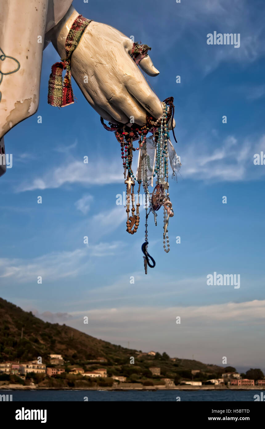 The holy hand Stock Photo - Alamy