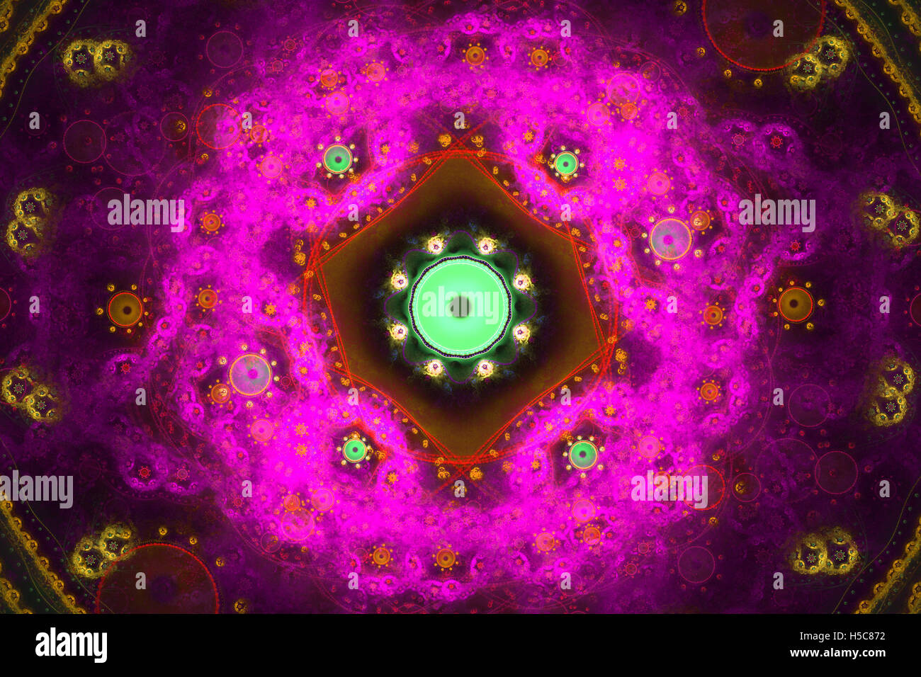 Fractal mathematic algorithm generated art picture illustration can ...