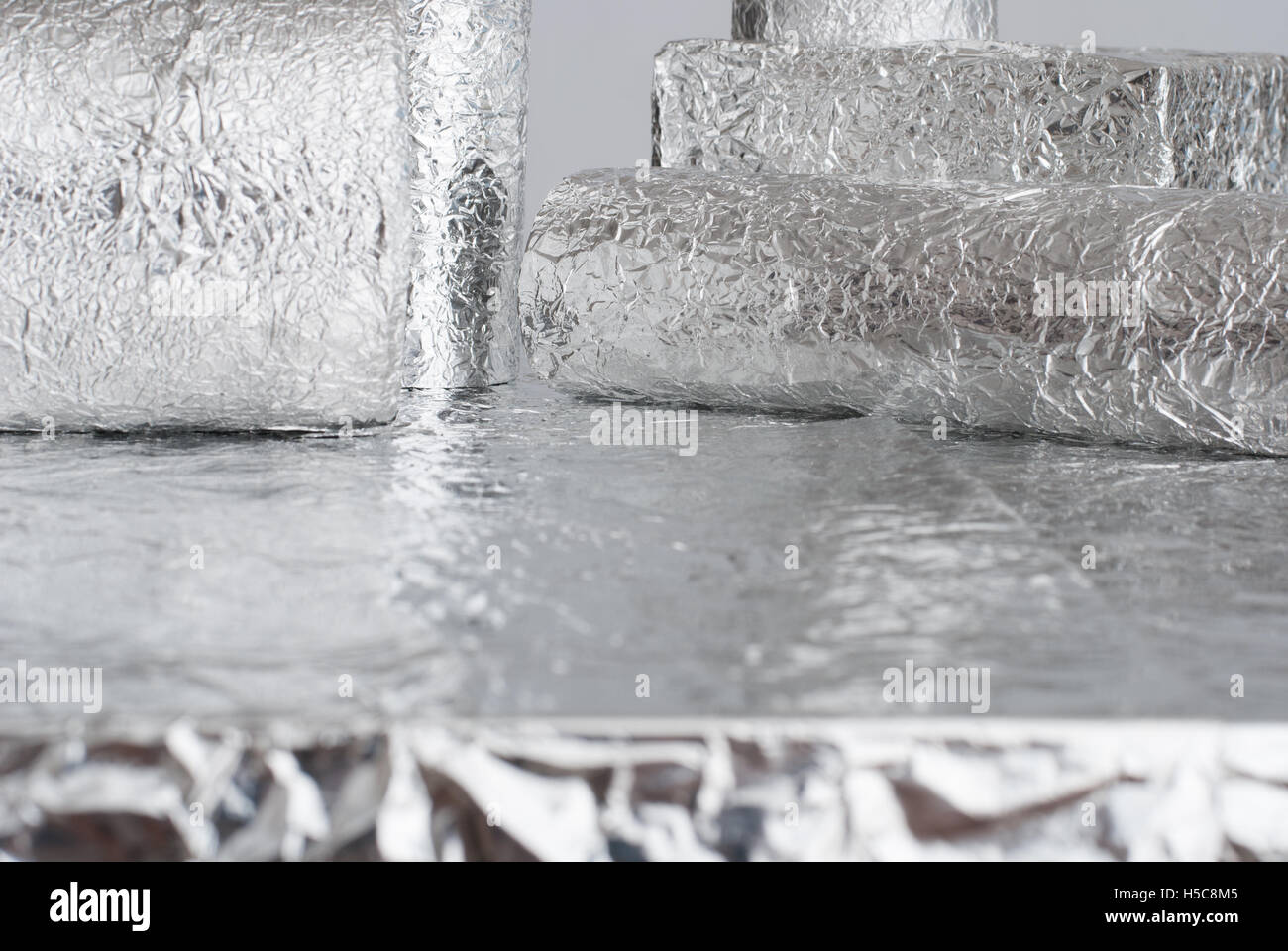 aluminium foil figures Stock Photo - Alamy