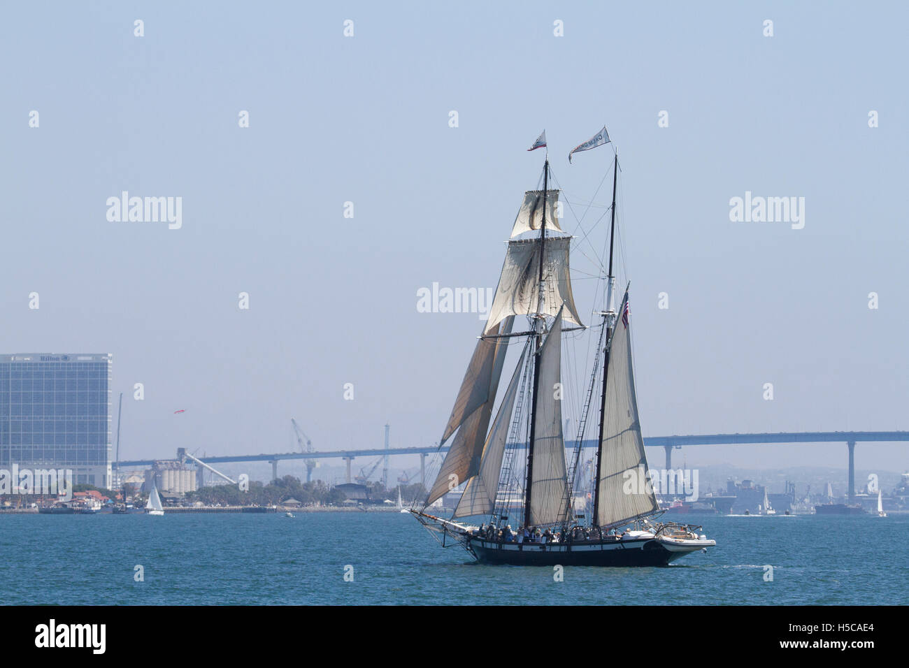 Tall ship Californian in 2016 Festival of Sail, Parade of Ships, San ...