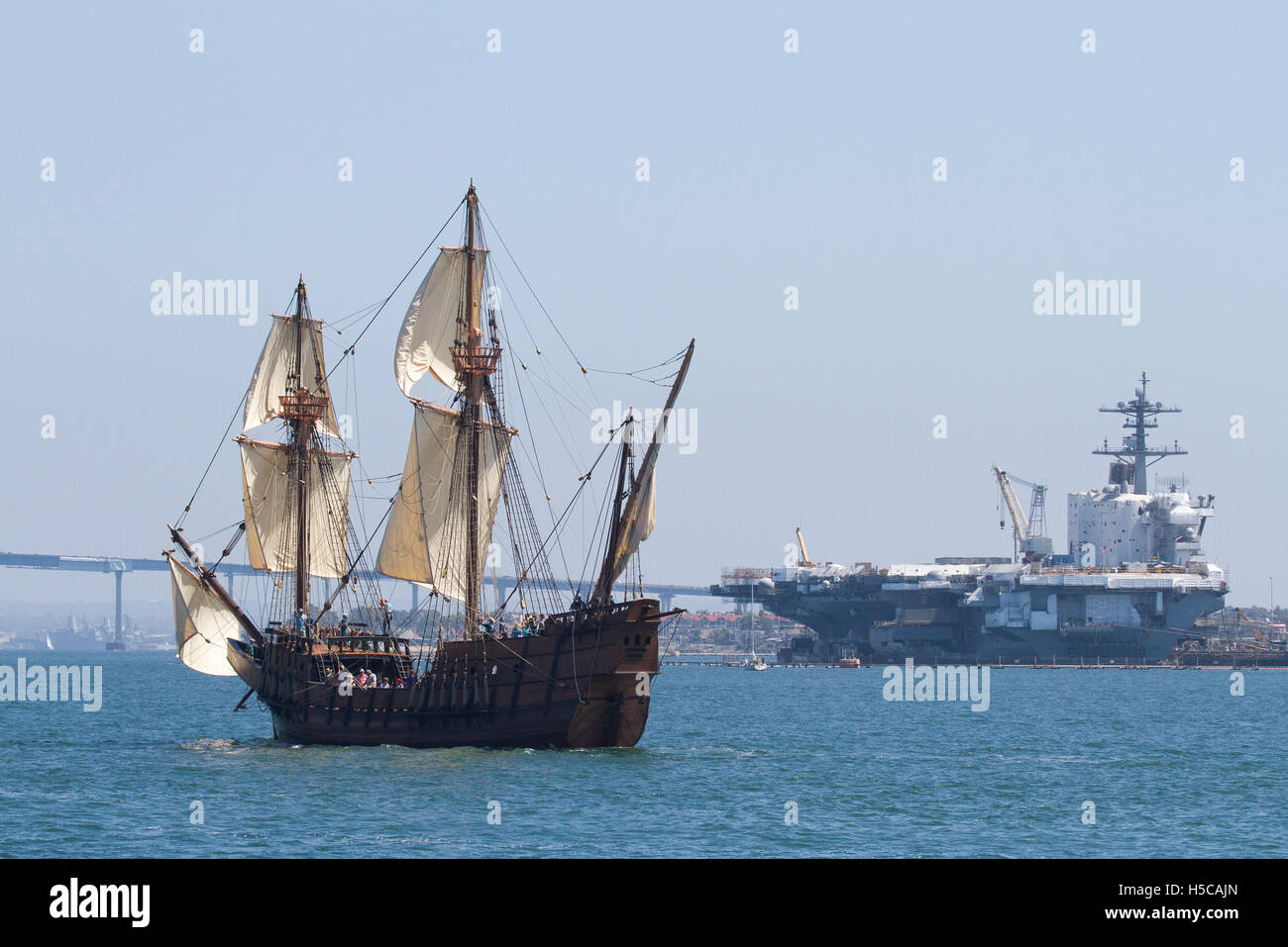 Tall ship San Salvador in 2016 Festival of Sail, Parade of Ships, San ...