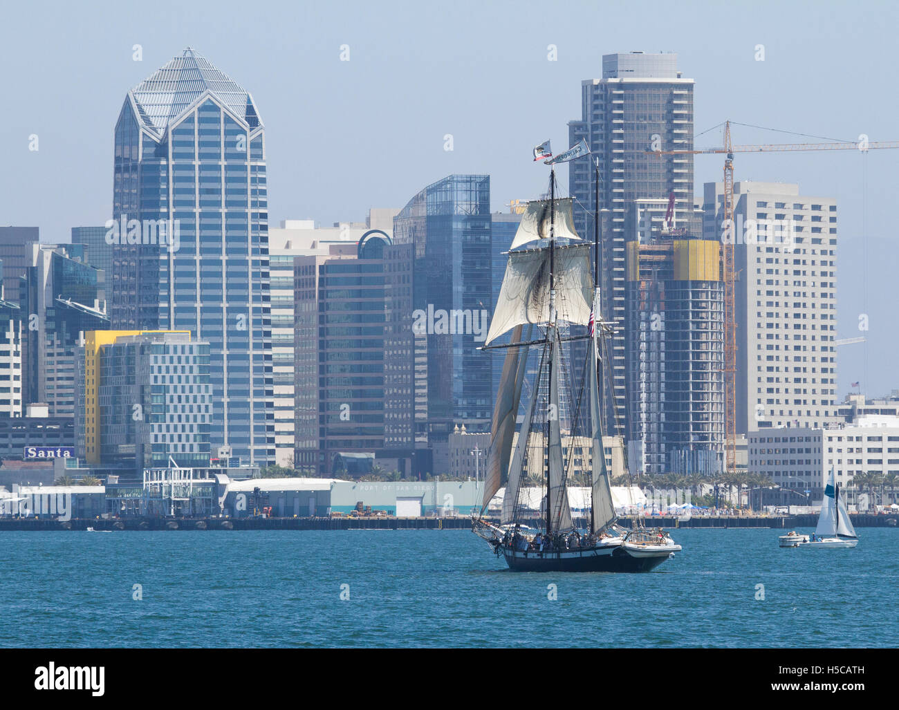 Tall ship Californian in 2016 Festival of Sail, Parade of Ships, San ...