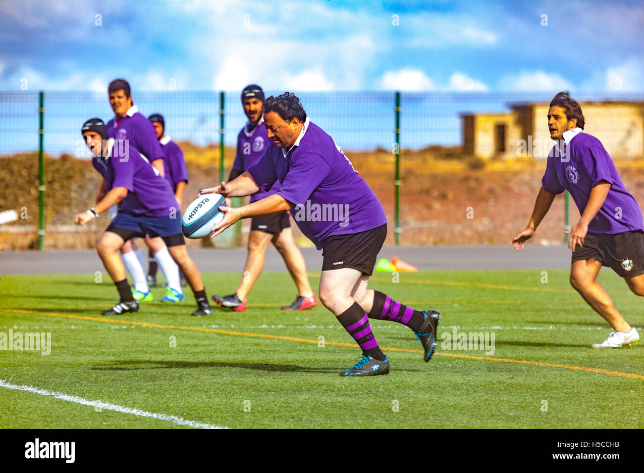 male adult rugby match Stock Photo - Alamy