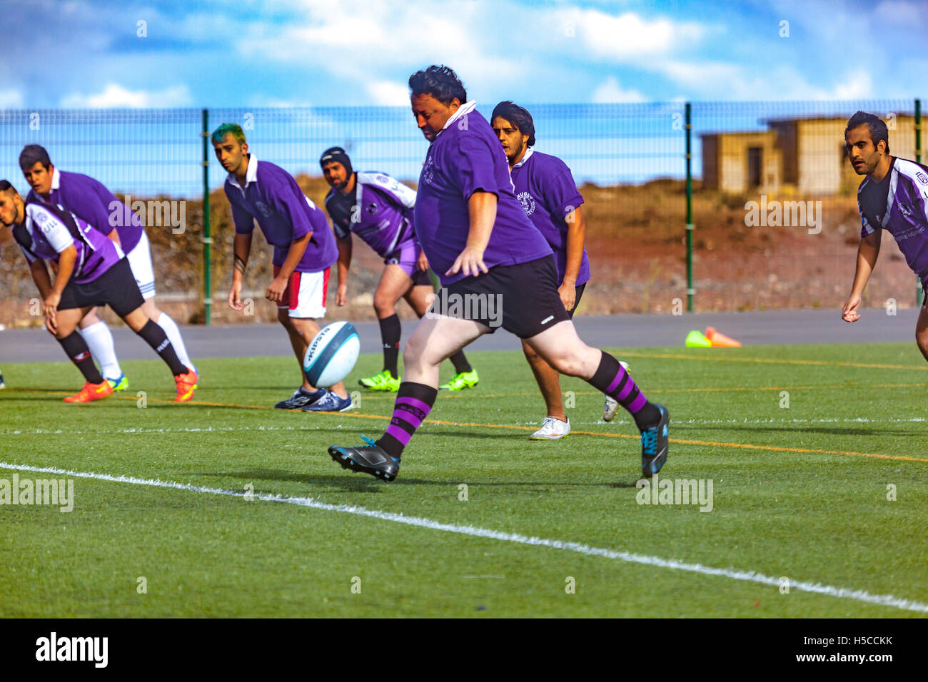 male adult rugby match Stock Photo - Alamy