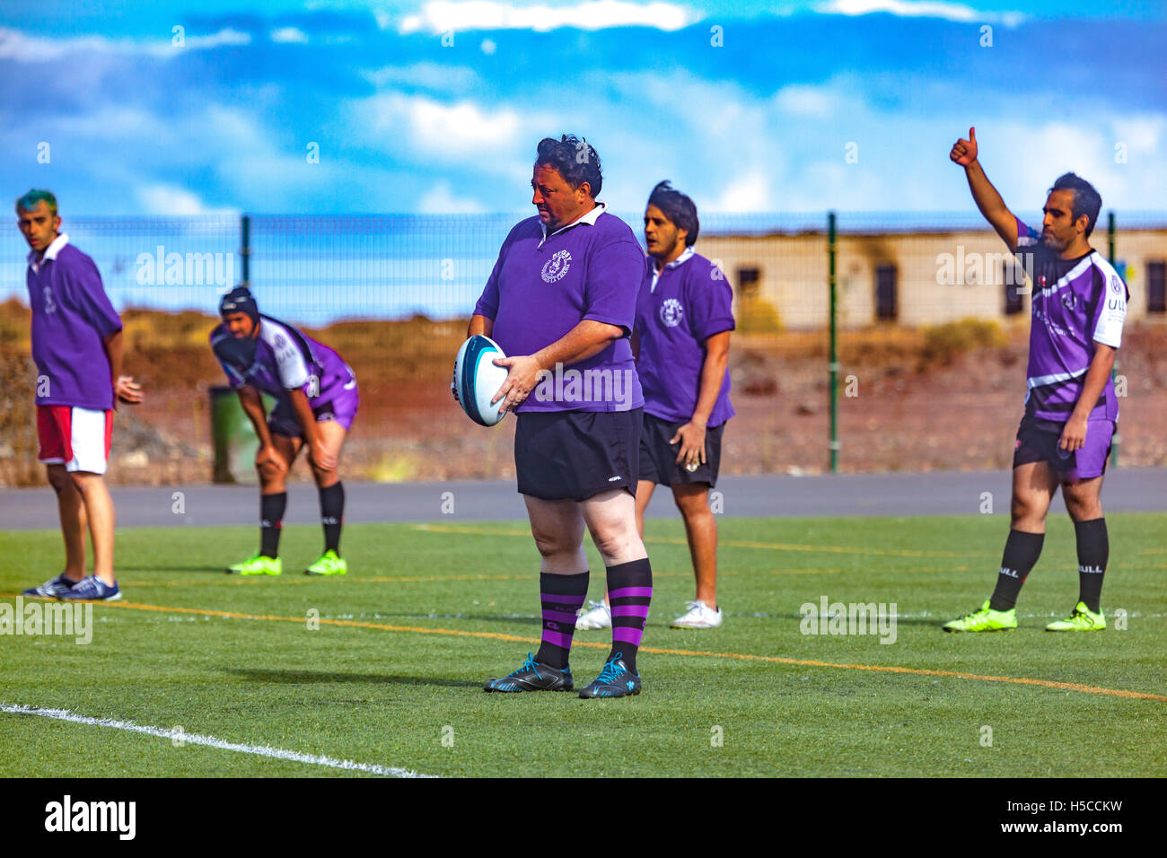 male adult rugby match Stock Photo - Alamy