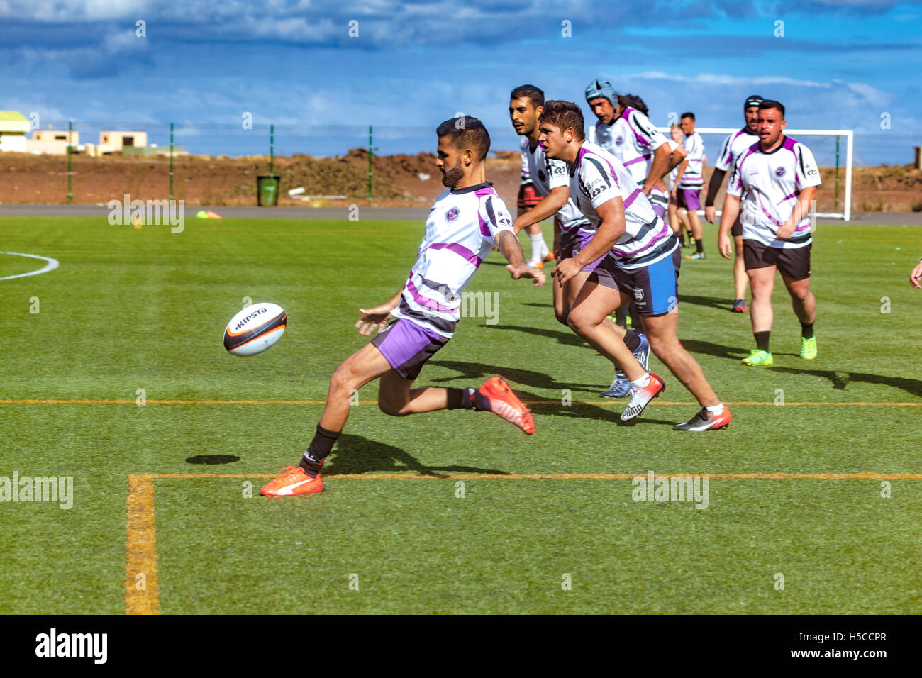 male adult rugby match Stock Photo - Alamy