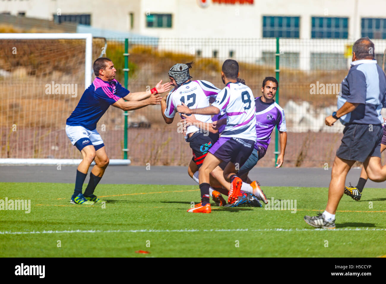 male adult rugby match Stock Photo - Alamy