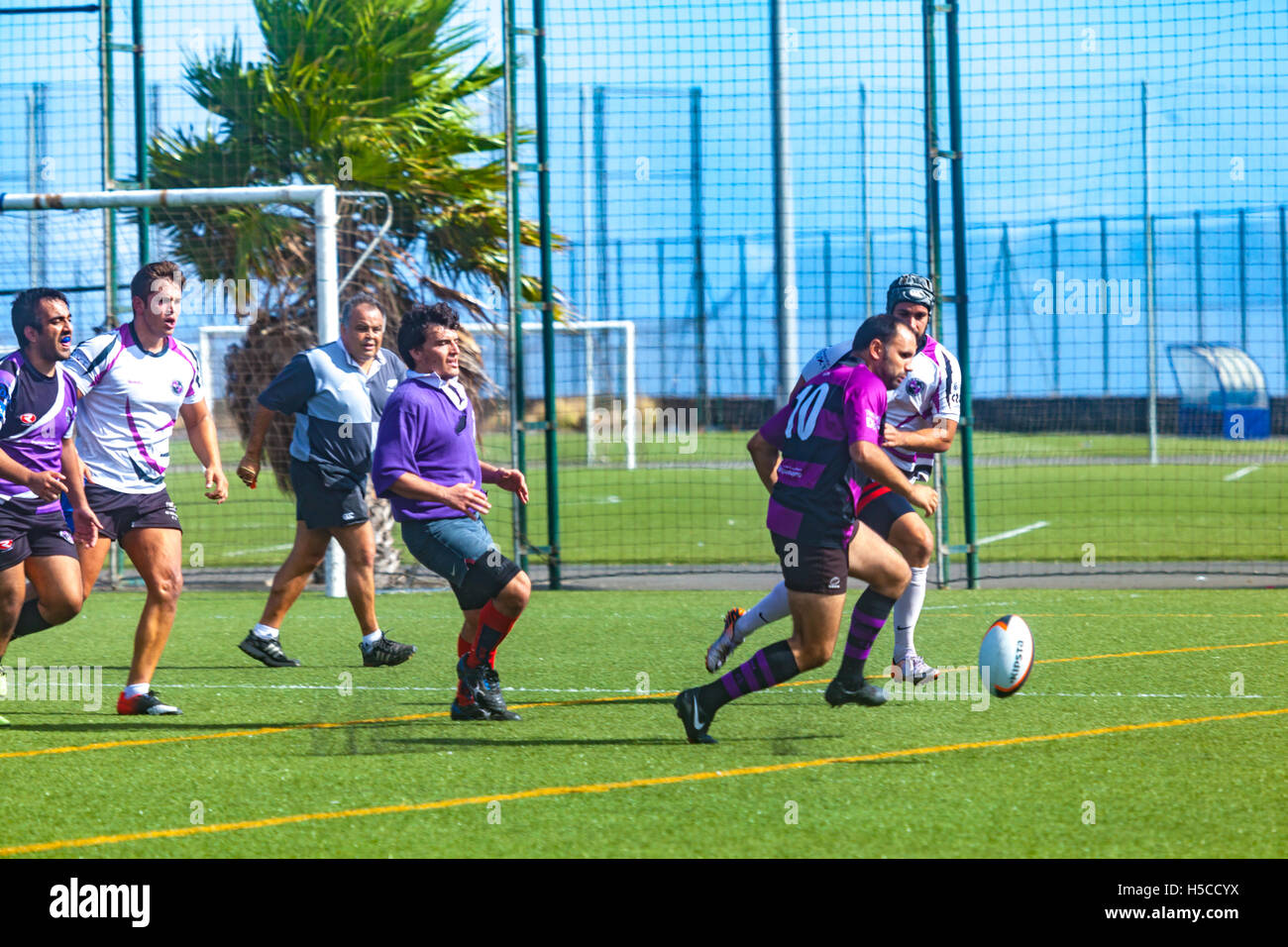 male adult rugby match Stock Photo - Alamy