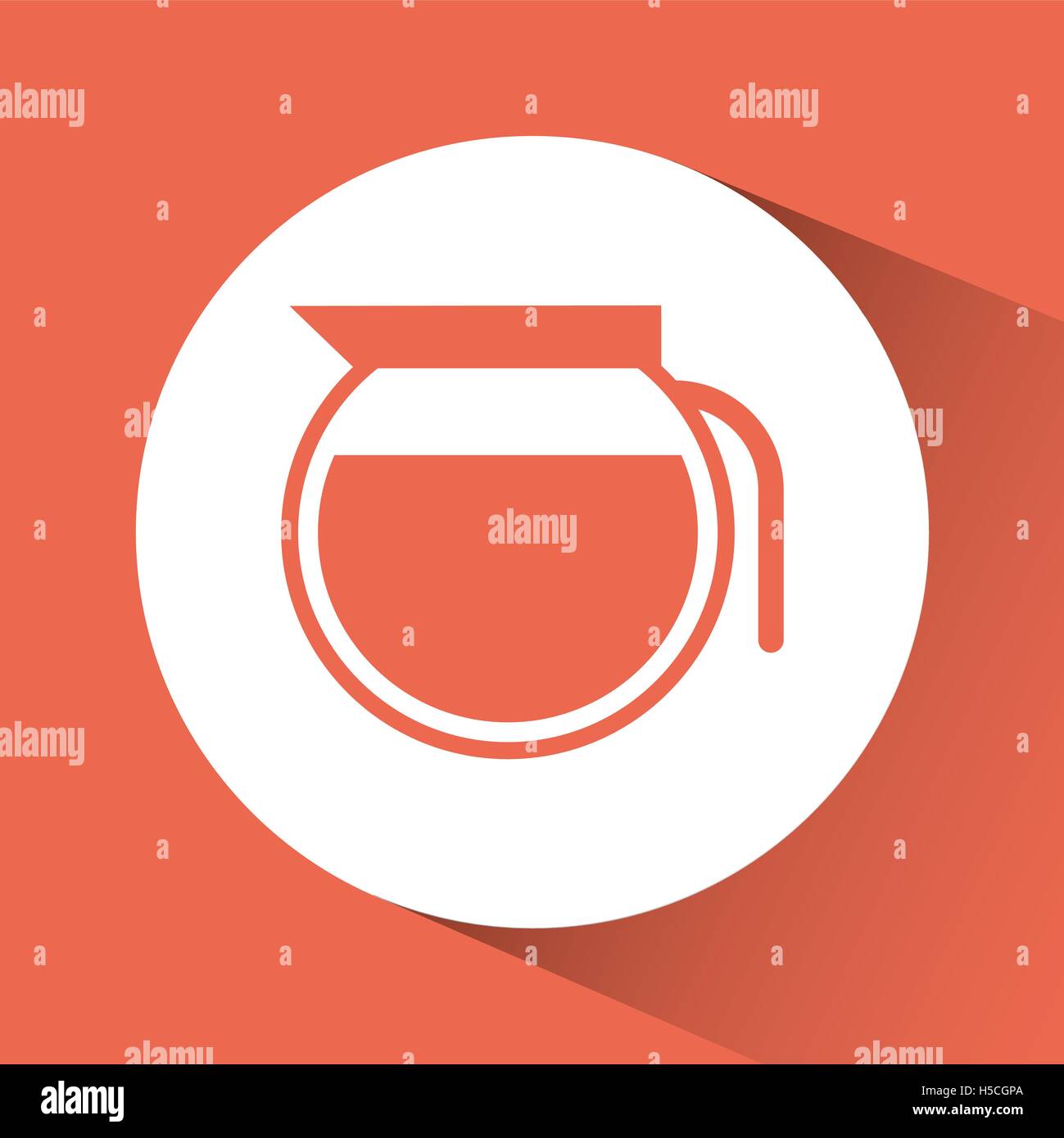 Kettle of Coffee shop design Stock Vector Image & Art - Alamy