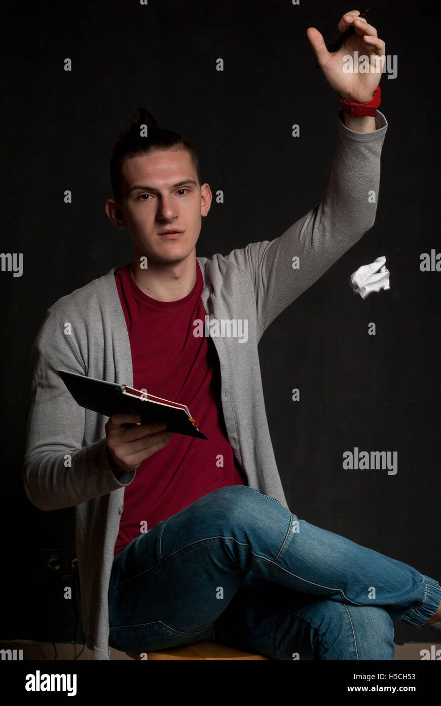 Man in studio hi-res stock photography and images - Alamy