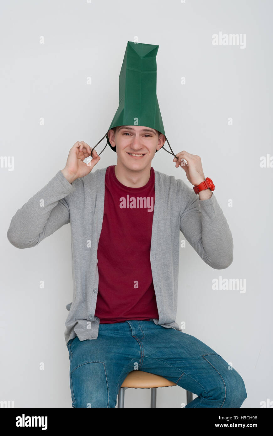 attractive man in studio Stock Photo - Alamy