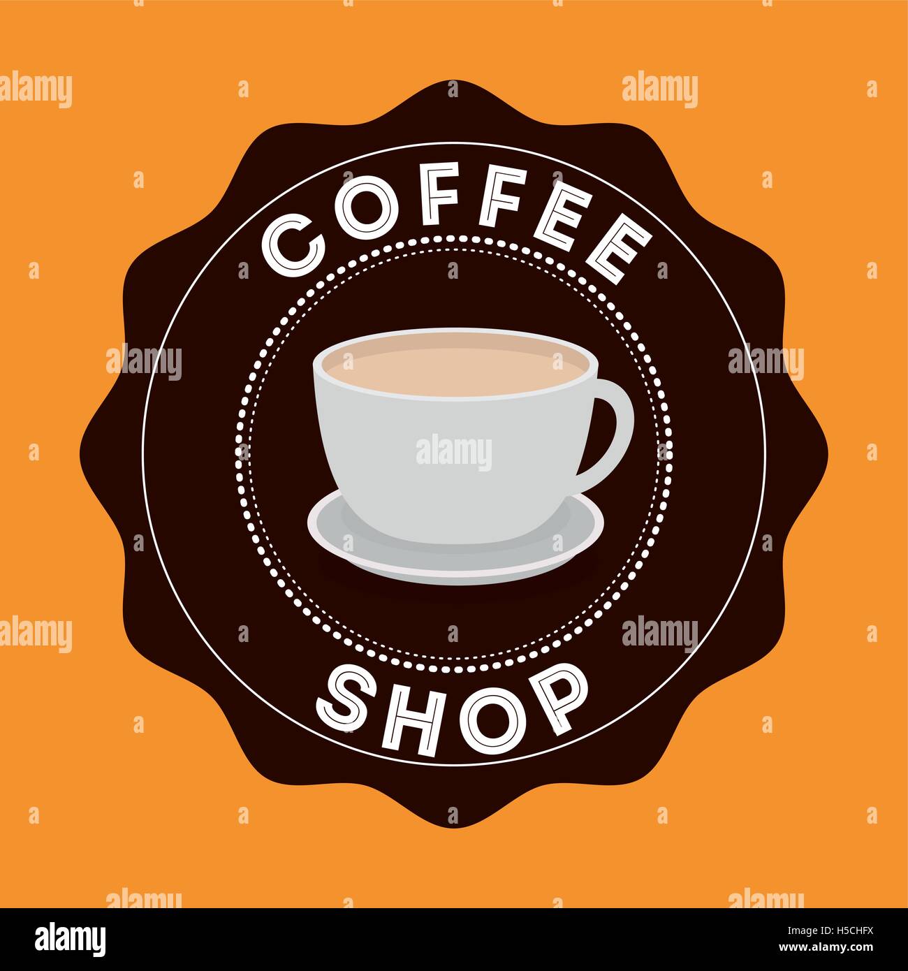 Cup of Coffee shop design Stock Vector Image & Art - Alamy