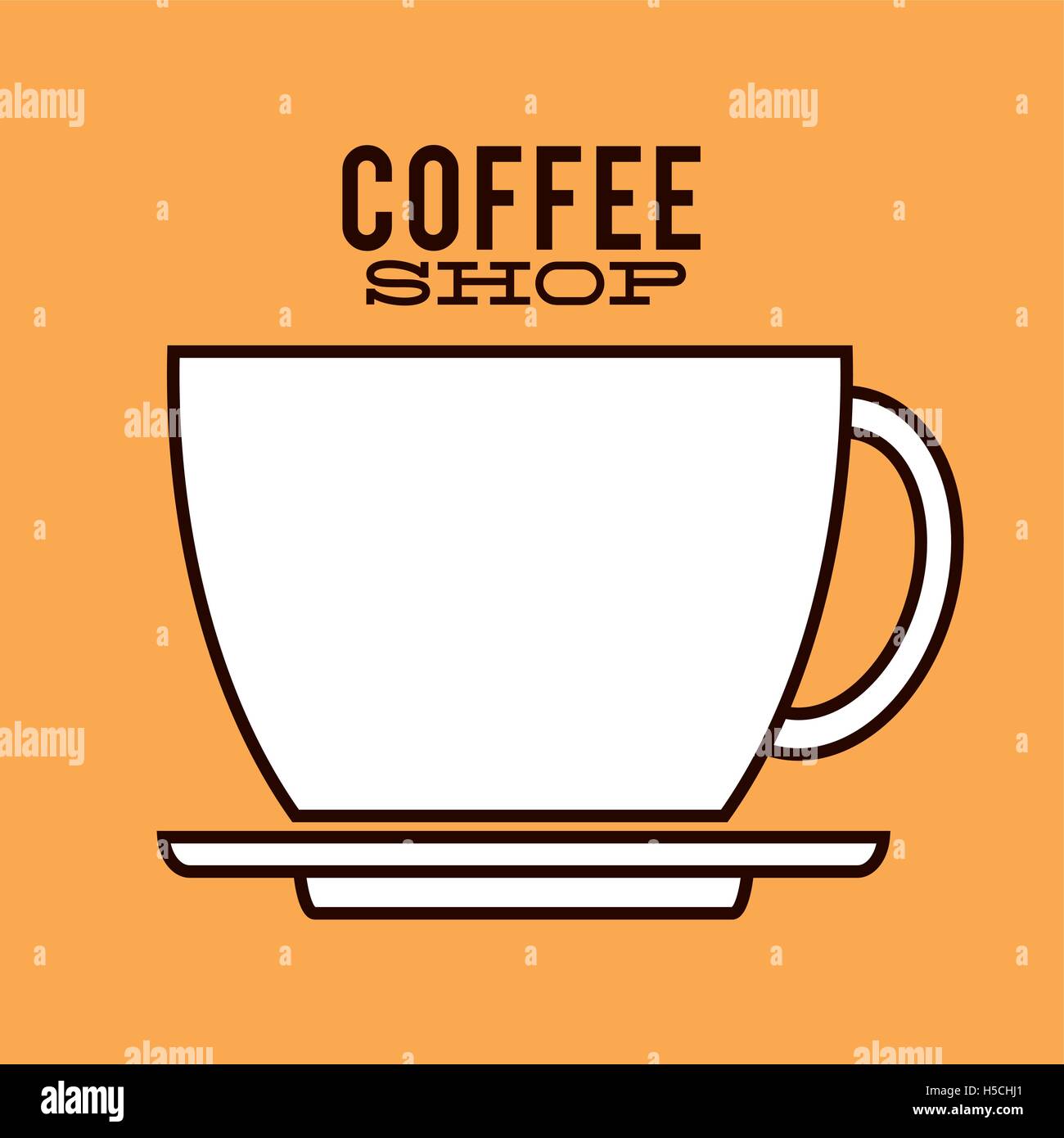 Cup of Coffee shop design Stock Vector Image & Art - Alamy