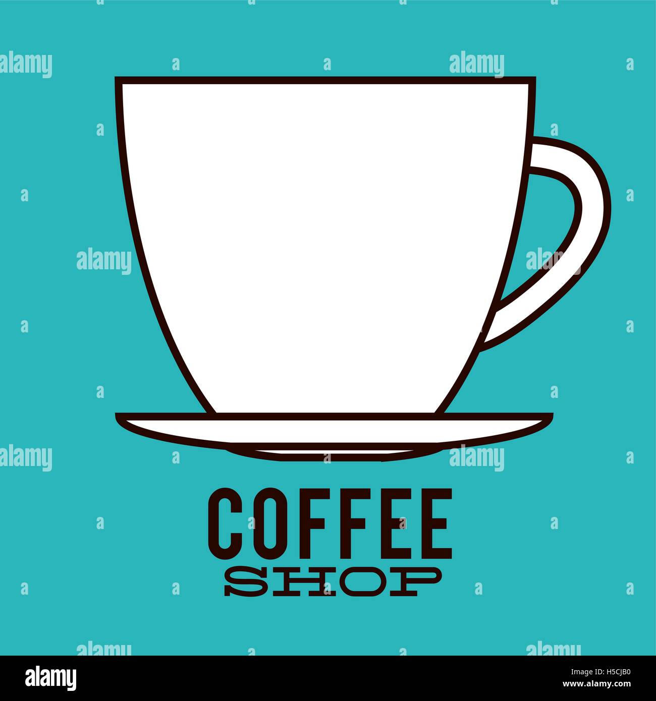Cup of Coffee shop design Stock Vector Image & Art - Alamy
