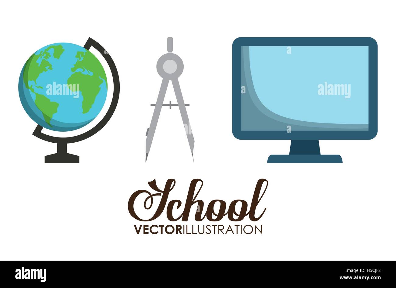 School supply and object design Stock Vector Image & Art - Alamy