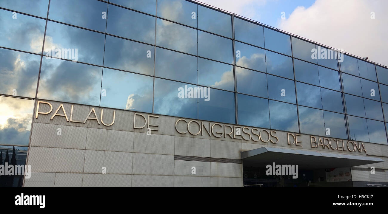 Palau de Congressos - Barcelona convention center Stock Photo - Alamy