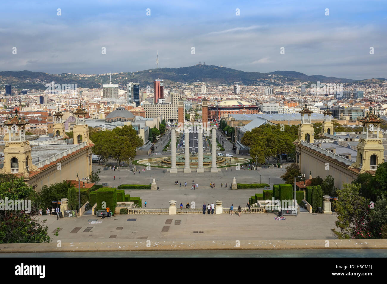 Aerial view barcelona cities hi-res stock photography and images - Alamy