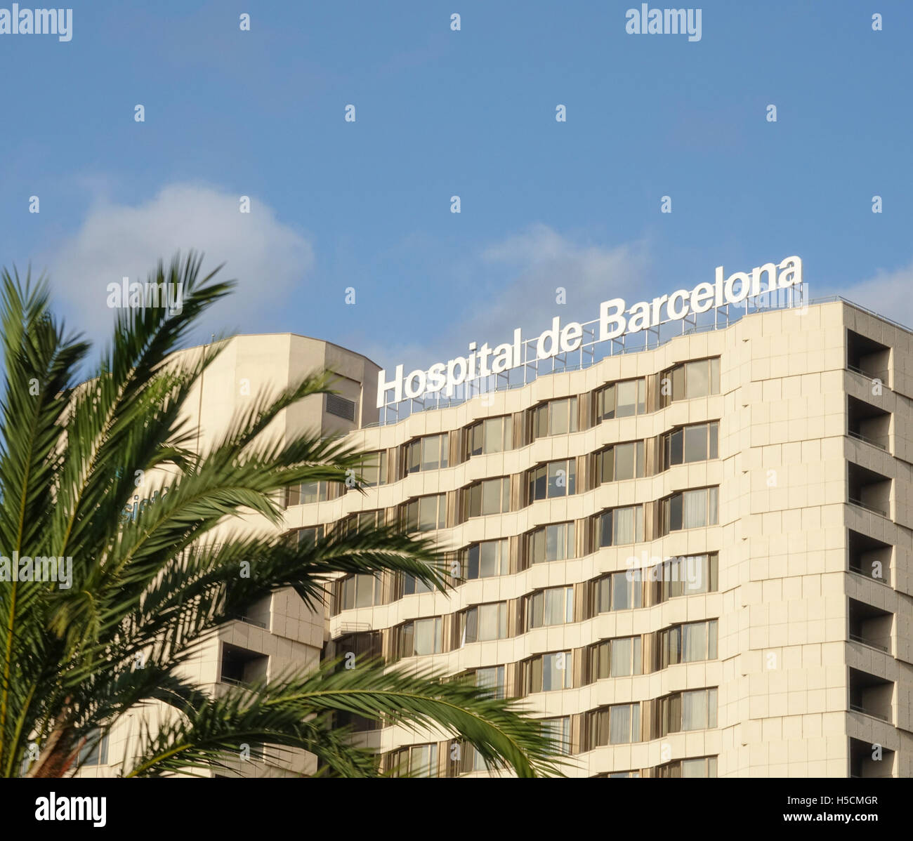 Barcelona hospital - medical center Stock Photo - Alamy