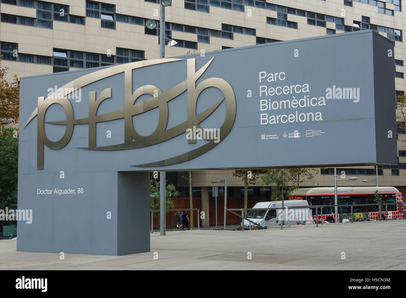 PRBB building - Biomedical Research Center in Barcelona Stock Photo - Alamy
