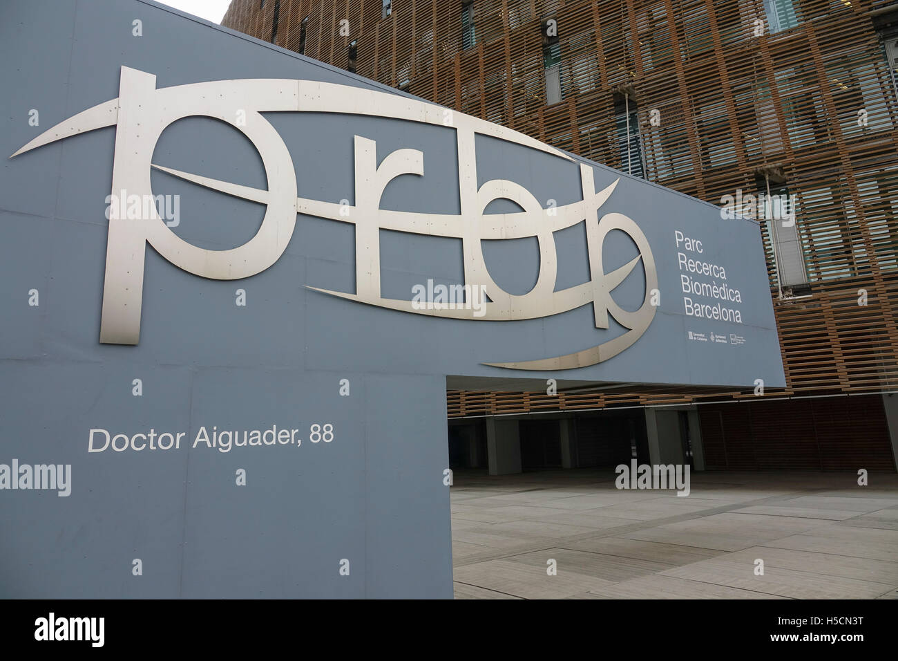 Biomedical Research Park Barcelona PRBB Building Stock Photo - Alamy