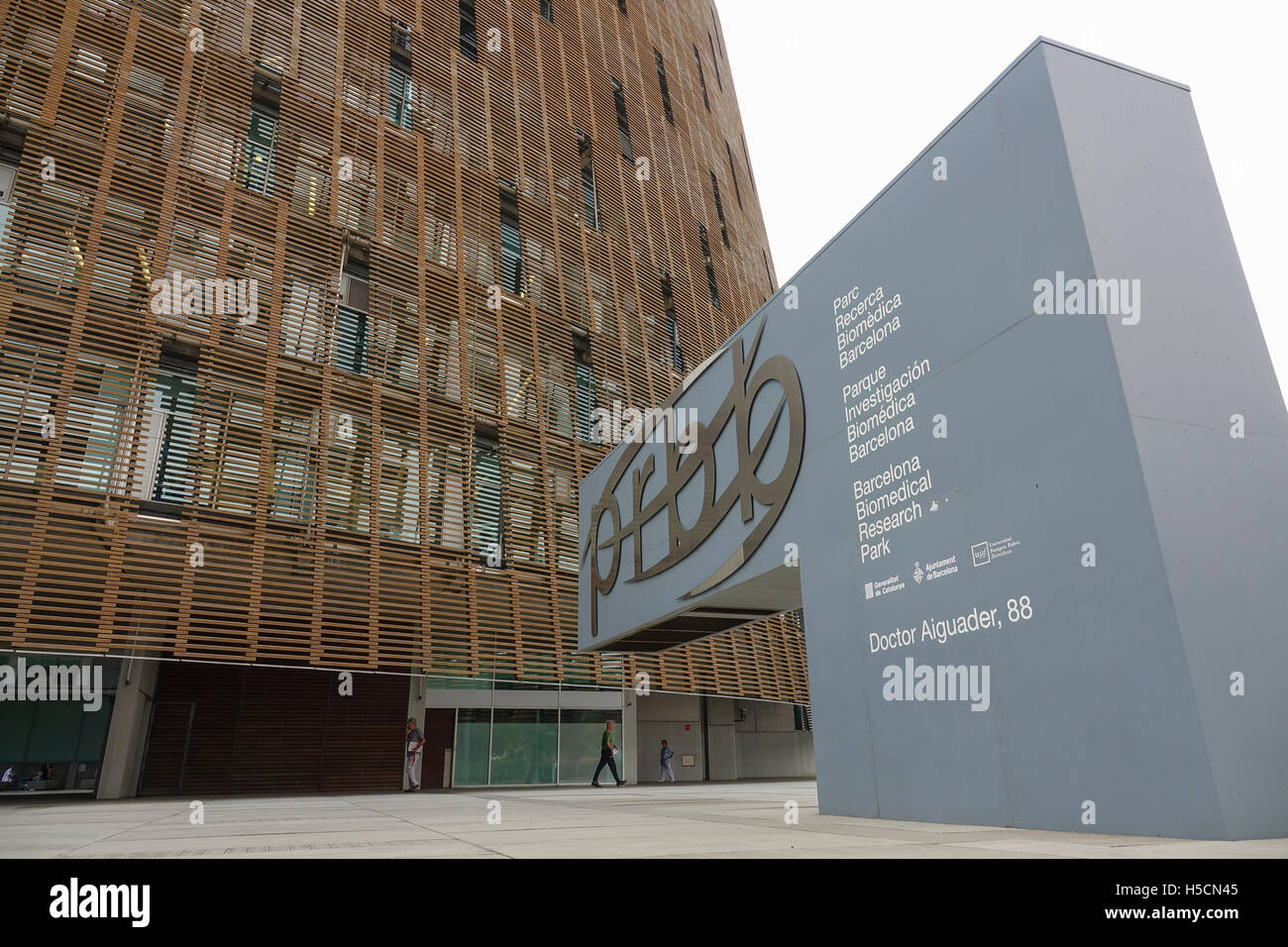 Biomedical Research Park Barcelona PRBB Building Stock Photo - Alamy