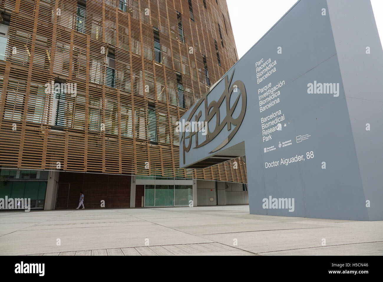 PRBB building - Biomedical Research Center in Barcelona Stock Photo - Alamy