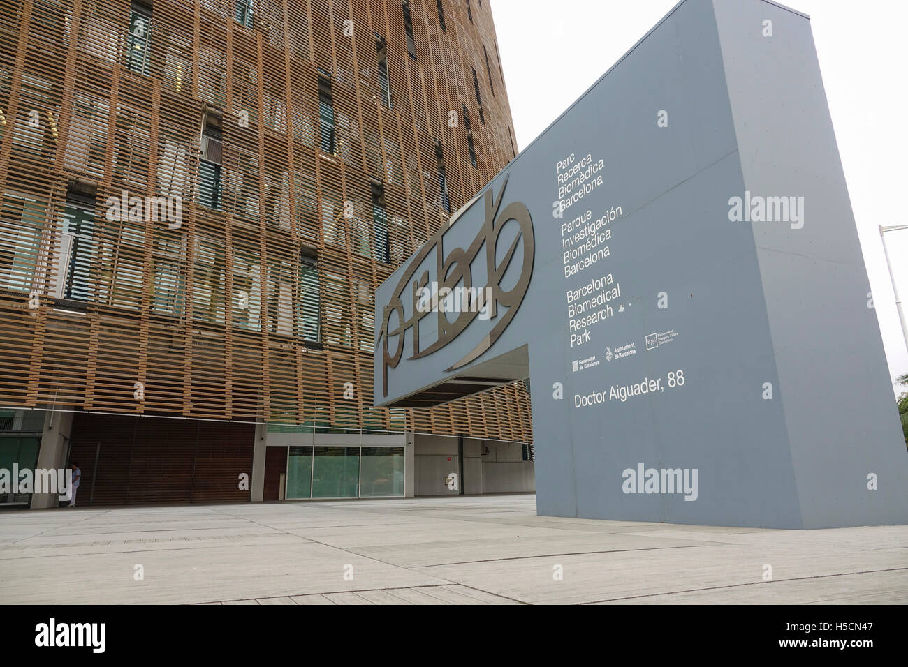 Biomedical Research Park Barcelona PRBB Building Stock Photo - Alamy