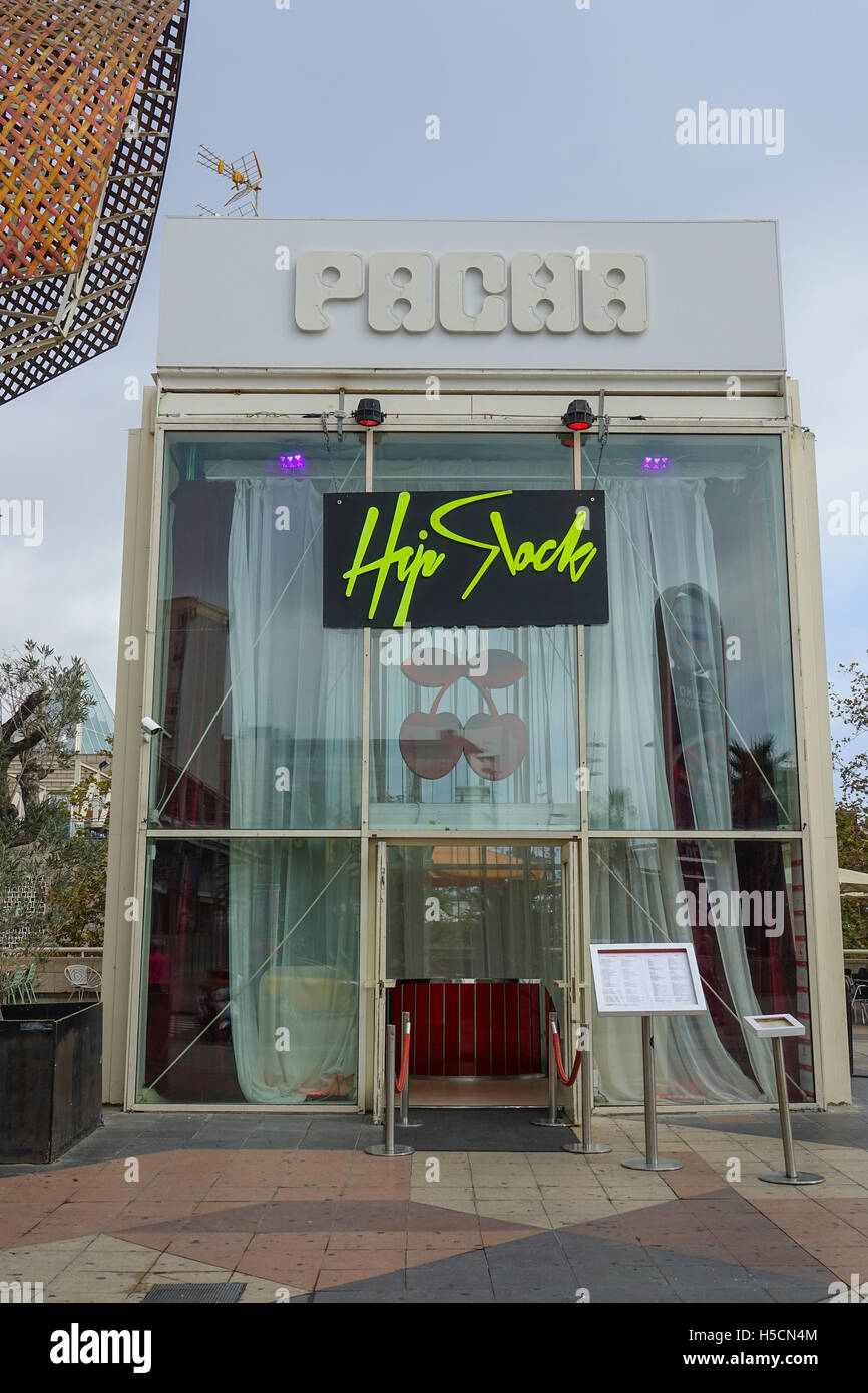 Famous Pacha Club in Barcelona Stock Photo - Alamy