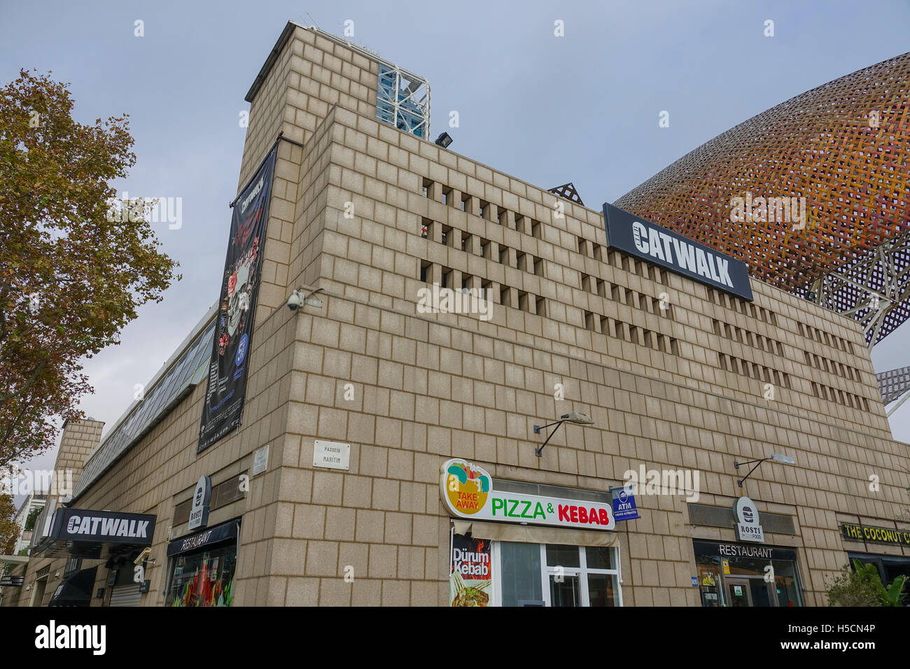 Catwalk Club at Port Olympic in Barcelona Stock Photo - Alamy