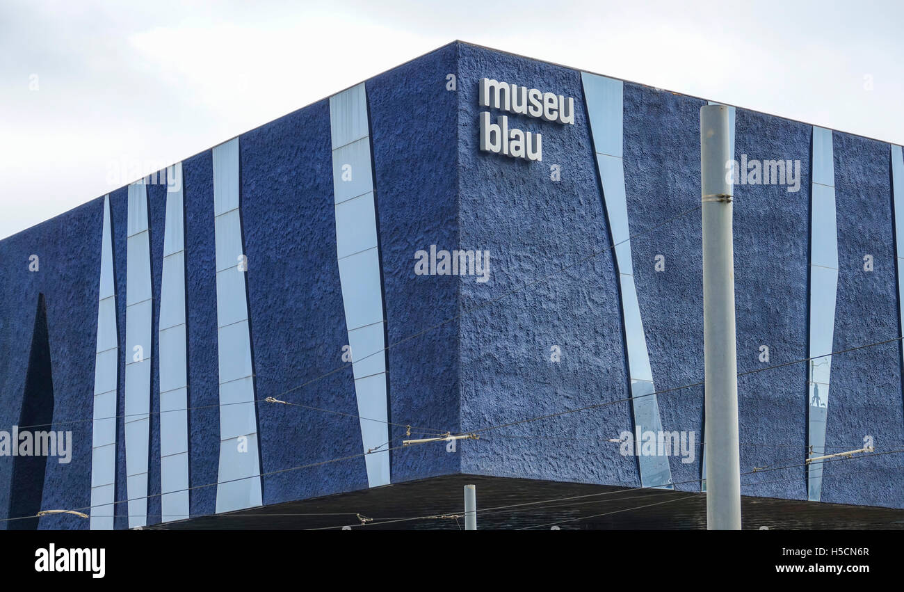 Famous Museu Blau in Barcelona - natural science museum Stock Photo - Alamy