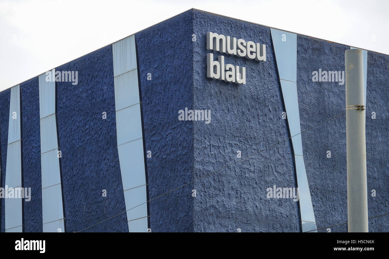 Famous Museu Blau in Barcelona - natural science museum Stock Photo - Alamy