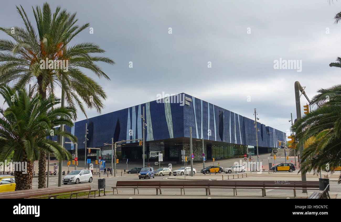 Famous Museu Blau in Barcelona - natural science museum Stock Photo - Alamy