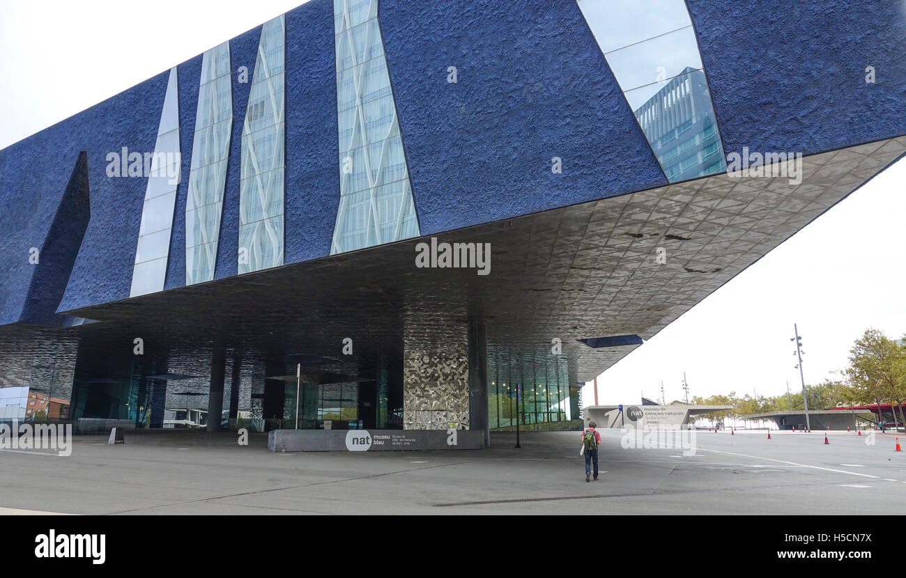 The Natural Science museum in Barcelona called Museu Blau Stock Photo ...