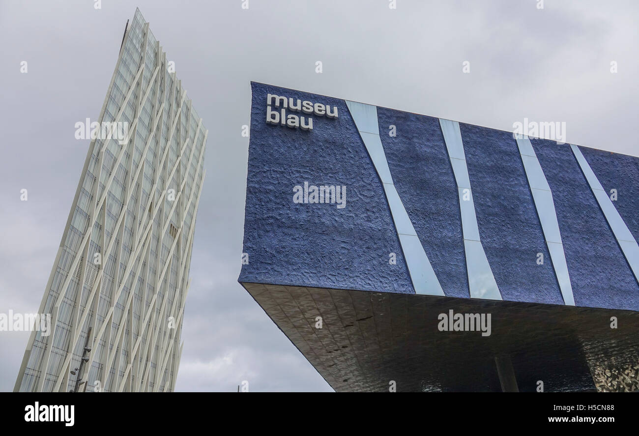 The Natural Science museum in Barcelona called Museu Blau Stock Photo ...