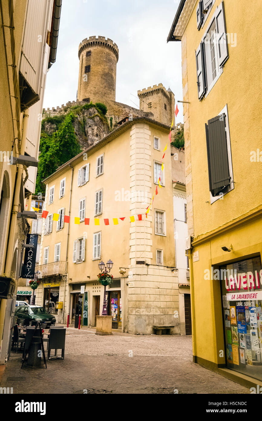 Chateau de Foix, France Stock Photo - Alamy
