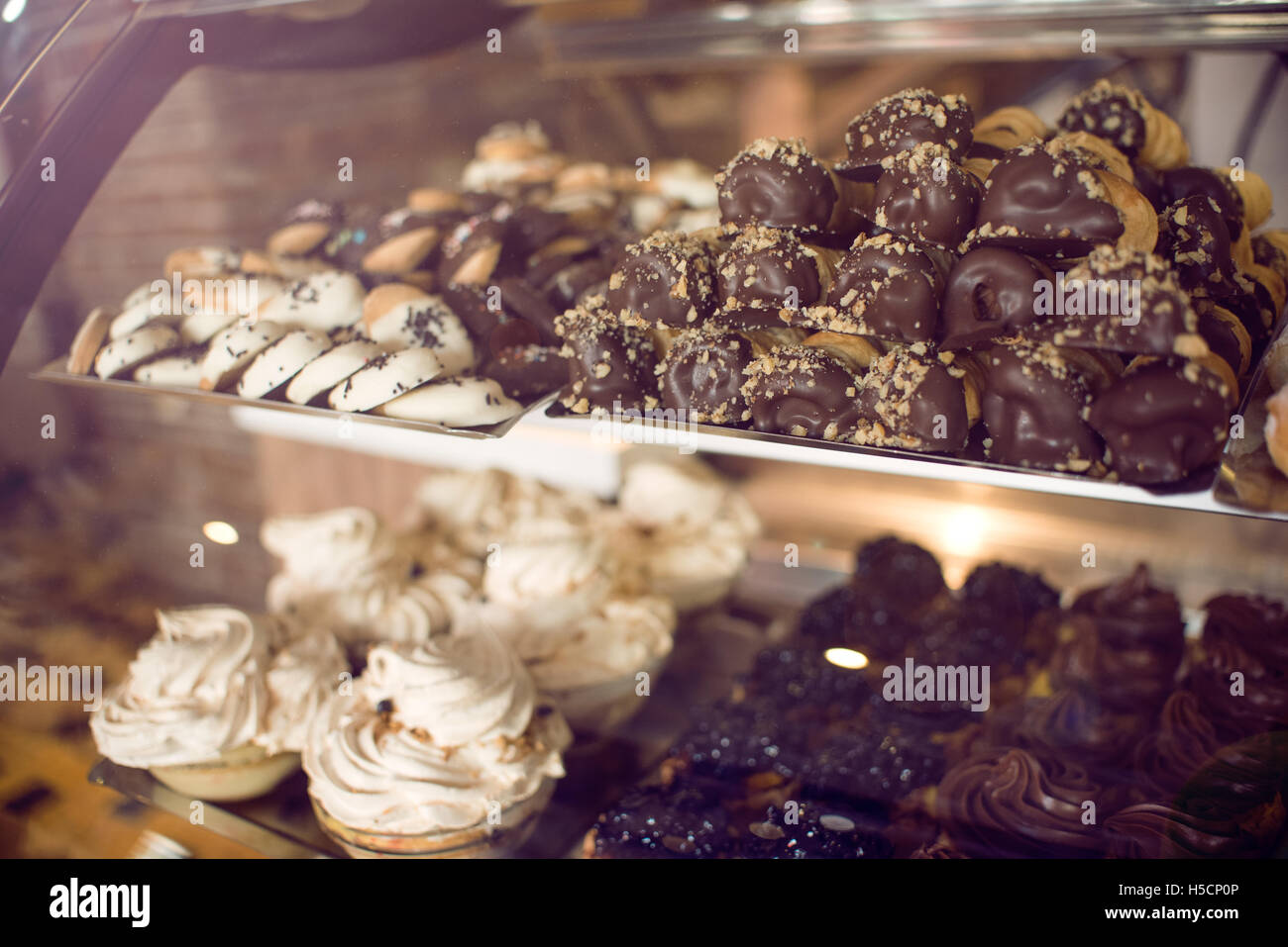 Assorted chocolate candies in shop hi-res stock photography and images ...