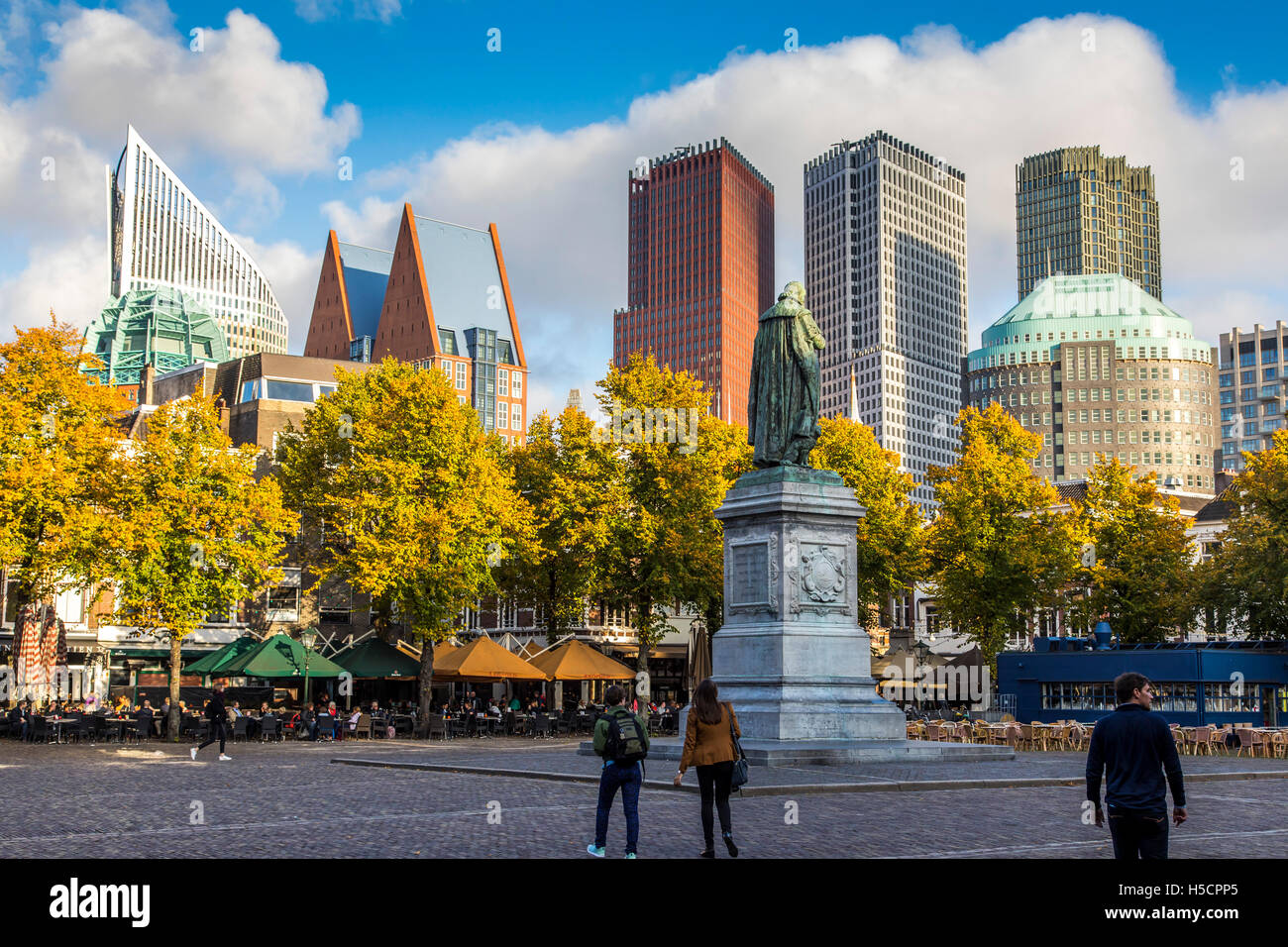 The Hague, Plein square, Netherlands, Plein square, city center with ...