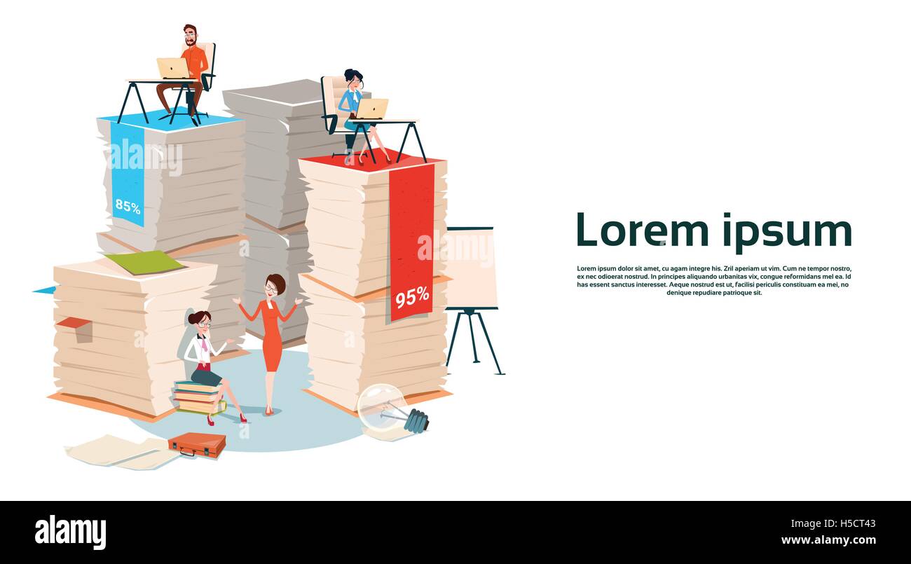 Woman with mail not smile pile Stock Vector Images - Alamy