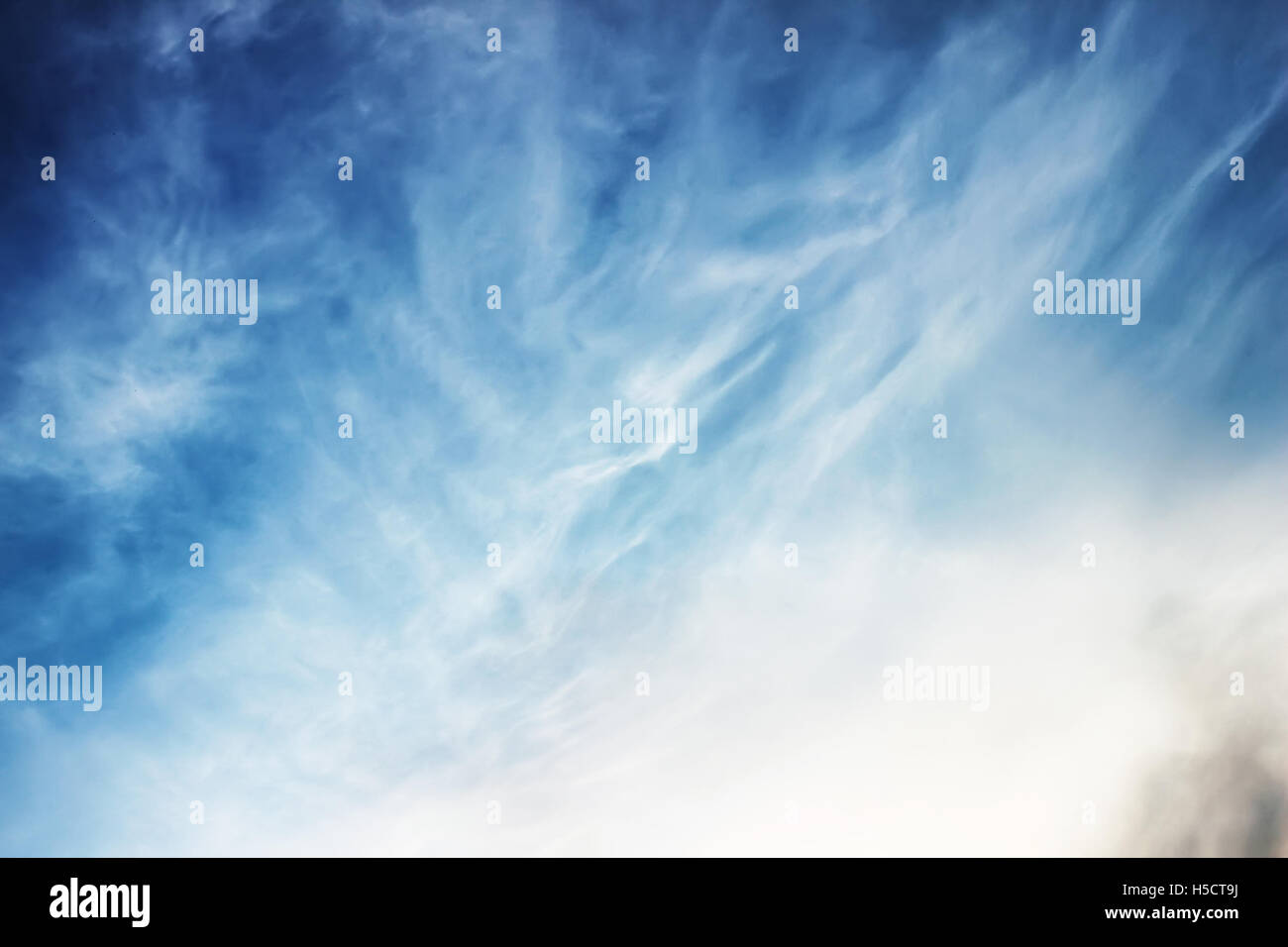 blue sky cloud sunset Stock Photo - Alamy
