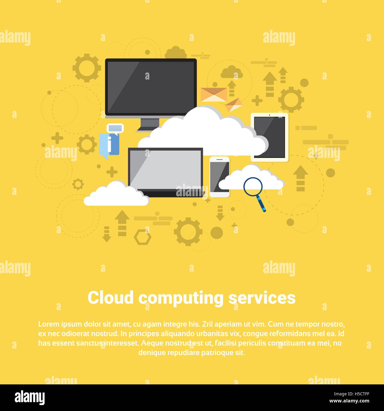 Application services communication cell Stock Vector Images - Alamy