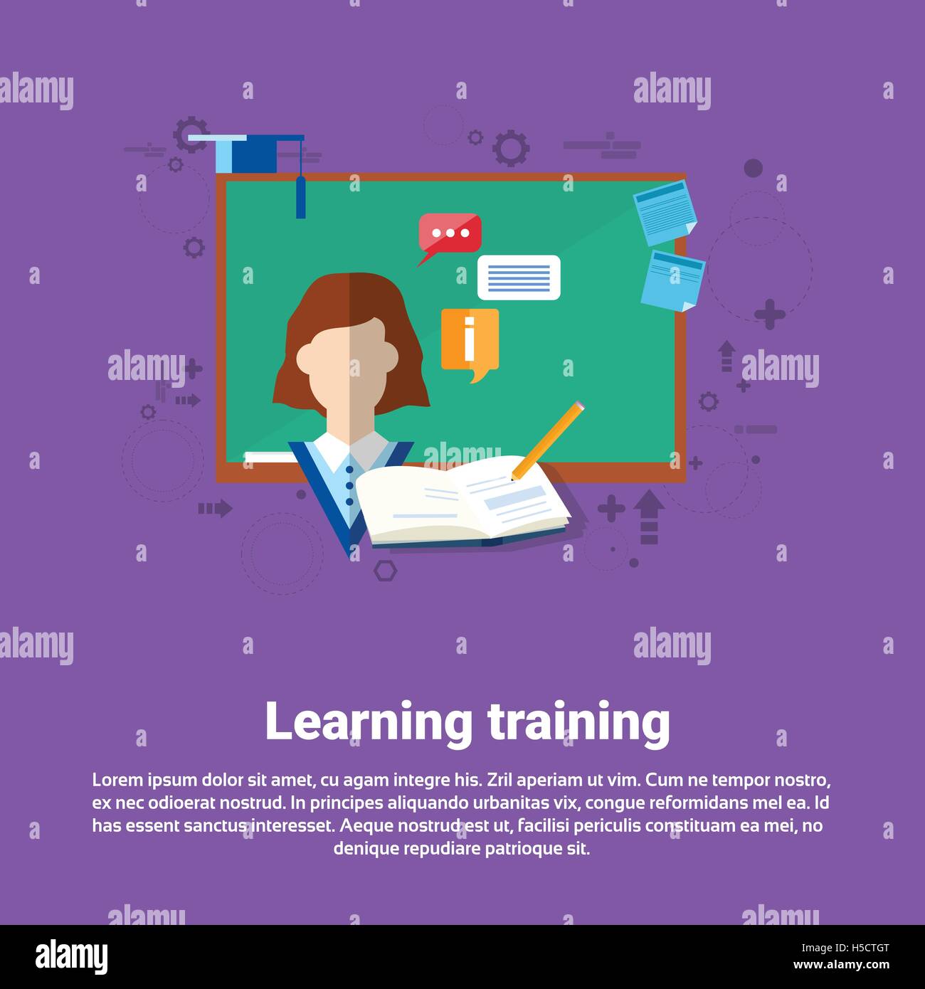 Learning Training Education Web Banner Stock Vector Image & Art - Alamy