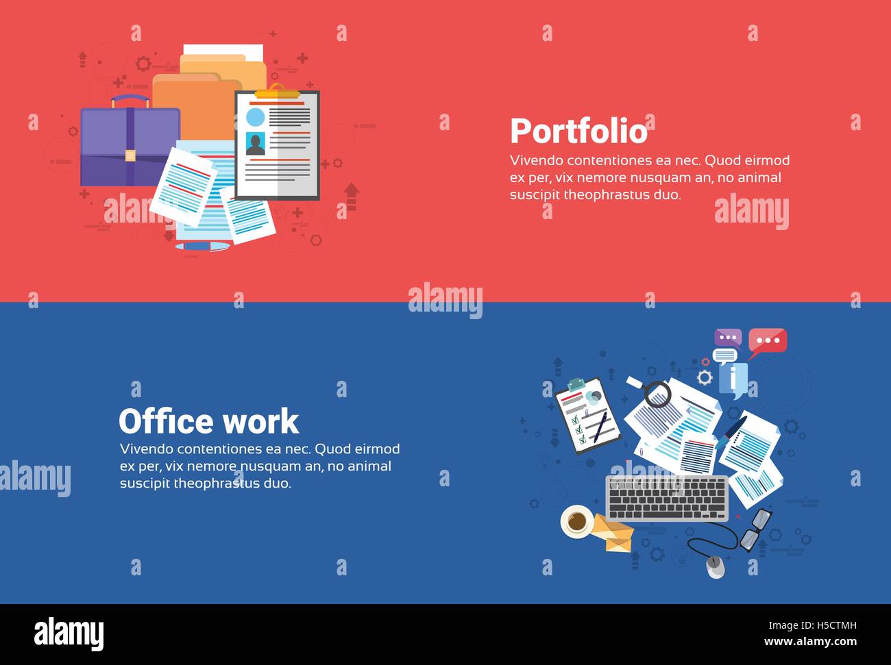 Portfolio Professional Occupation, Office Paper Document Work Business ...