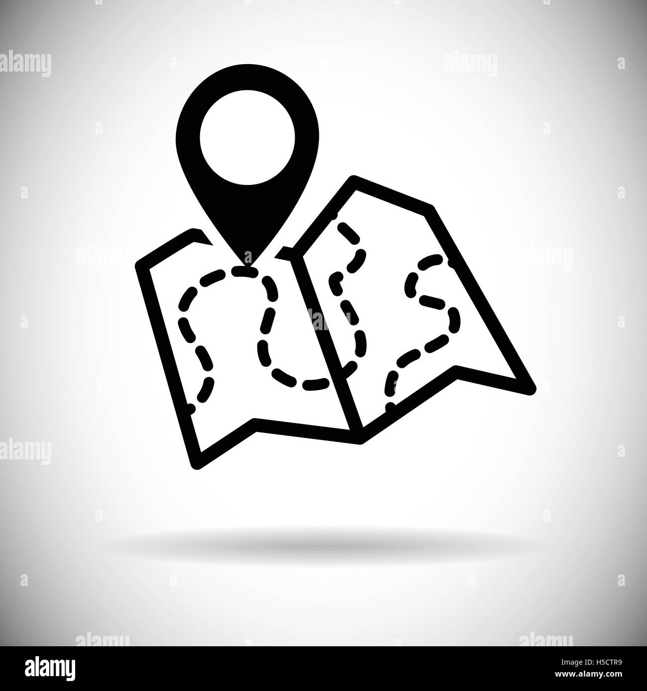 Map Navigation Web Icon Stock Vector Image & Art - Alamy