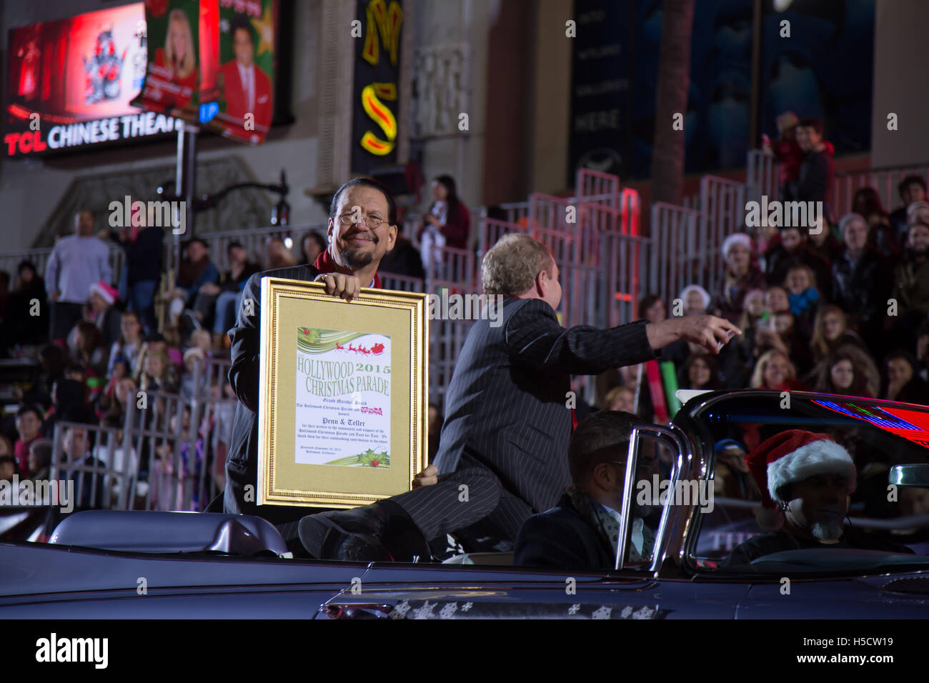 Penn and Teller attend The 84th Annual Hollywood Christmas Parade “The ...
